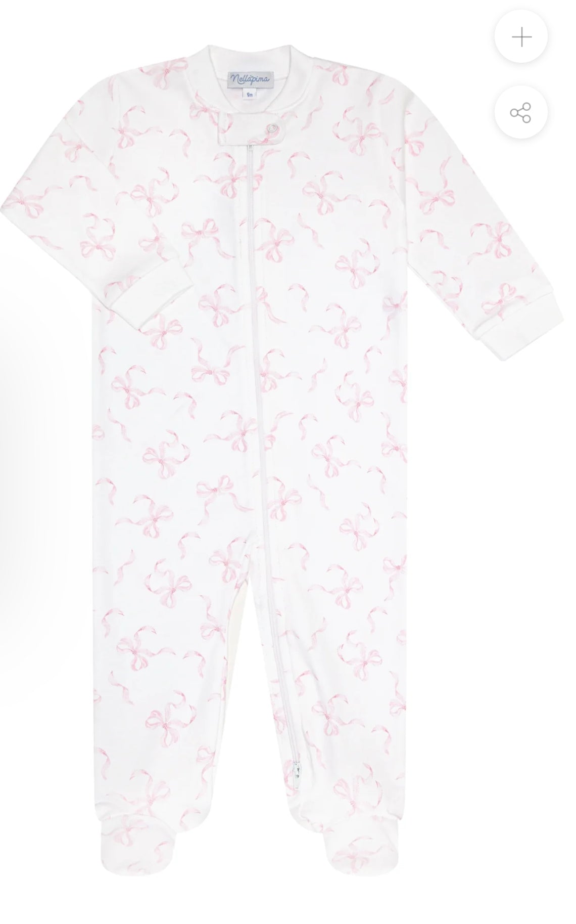 Charming Bows Print Zipper Footie – Shutterbugs Boutique