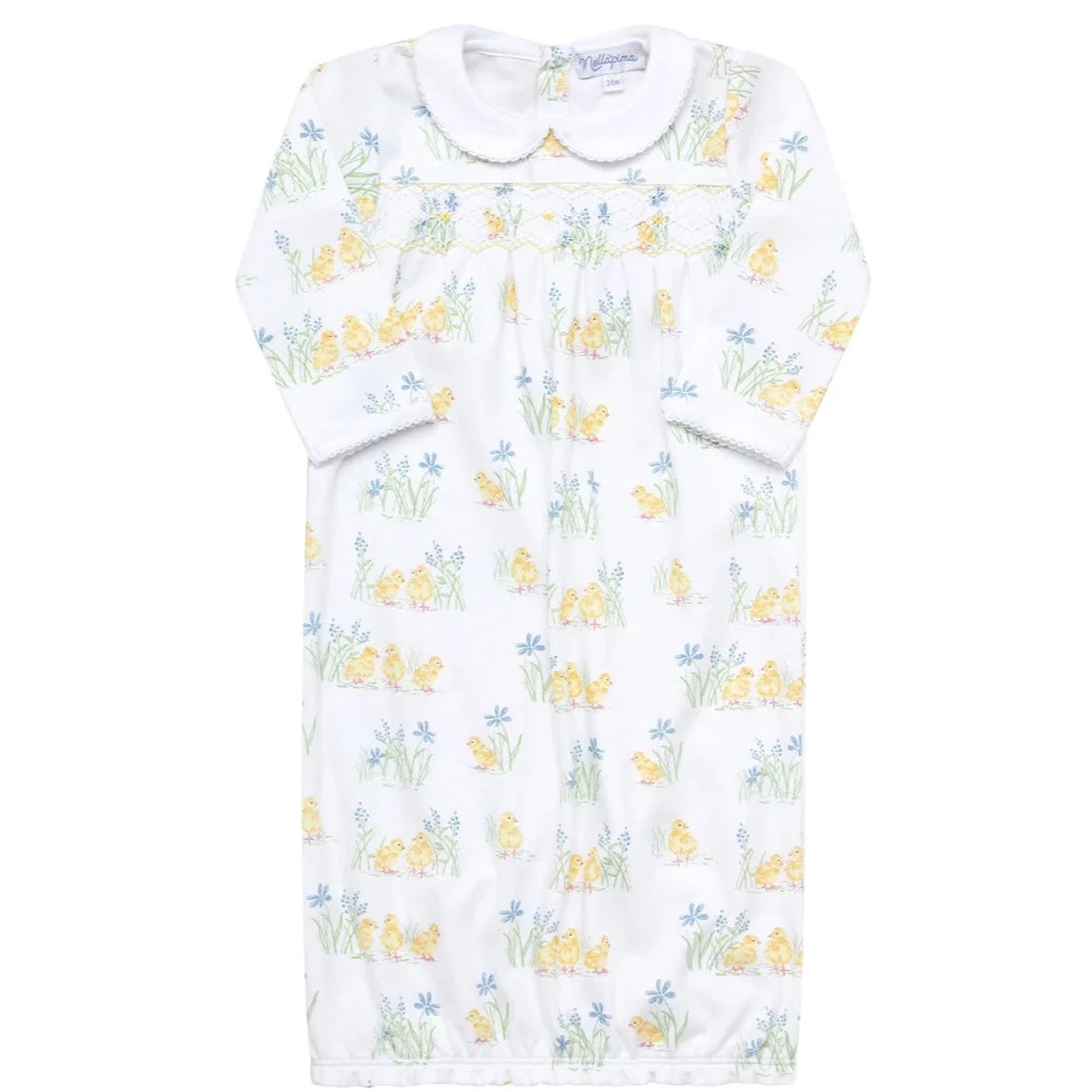 Chicks Print Smocked Gown – Shutterbugs Boutique