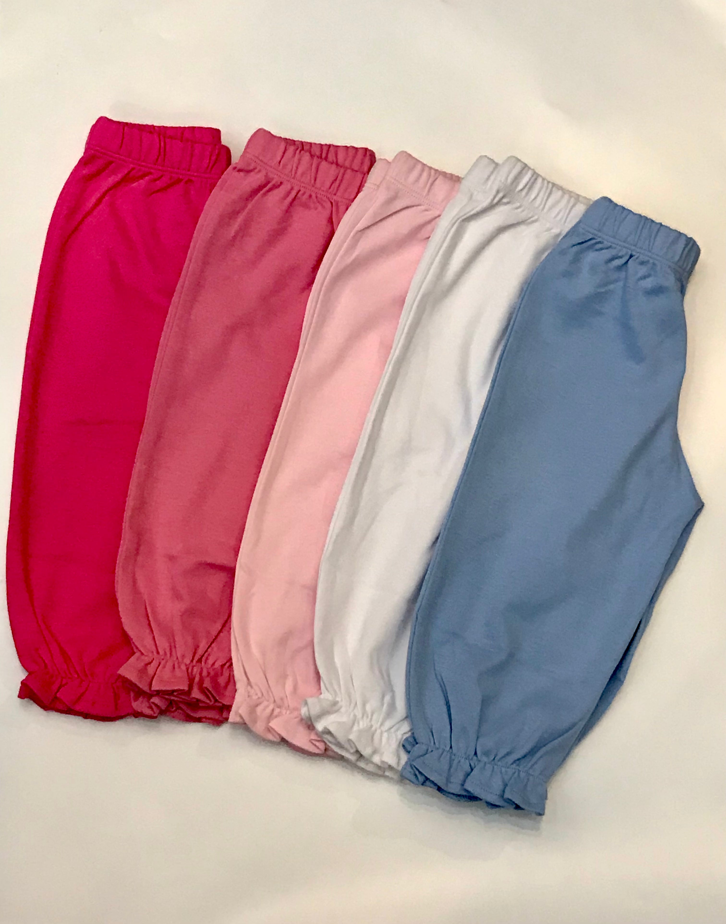 Solid Knit Girl Ruffle Leg Pants – Shutterbugs Boutique